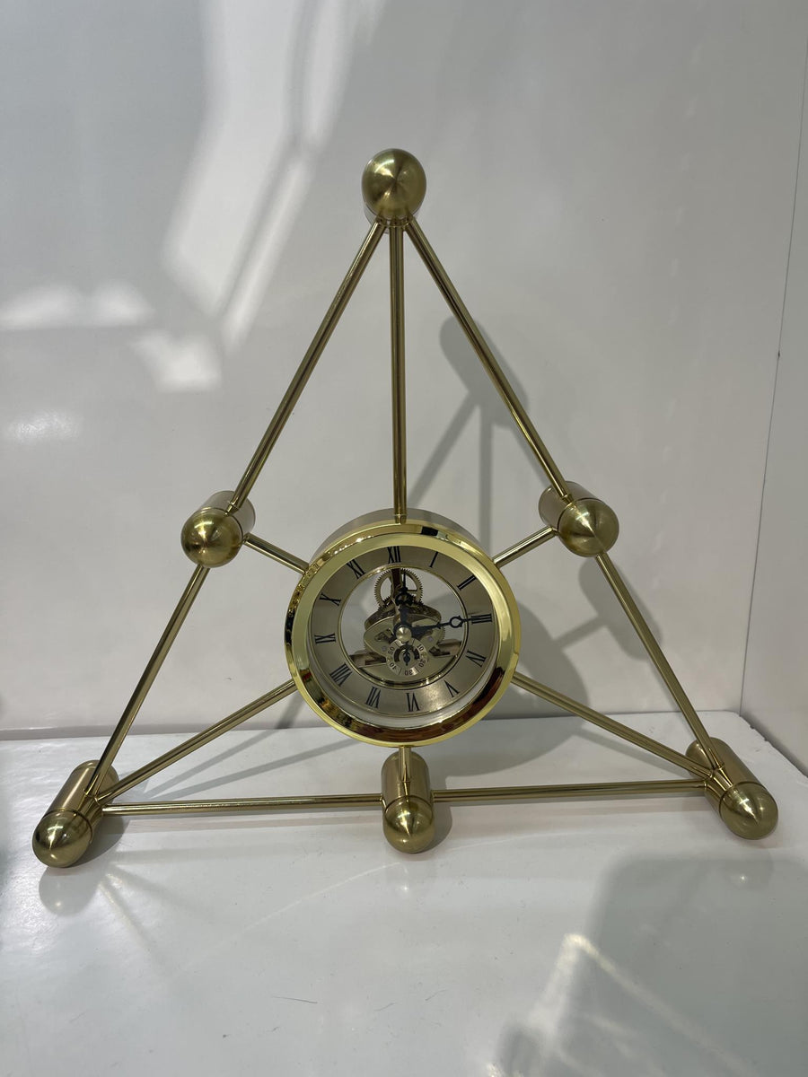 Gold Clock Triangle #897 – The Decor Guys