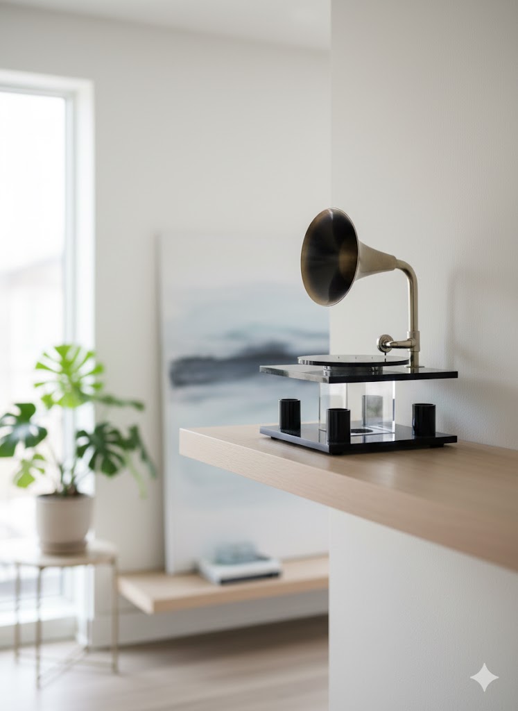 Classic Glass Style Phonograph decor #899 – The Decor Guys